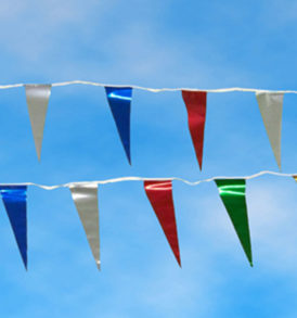 Metallic Pennant Strings | Custom Made Pennant Strings